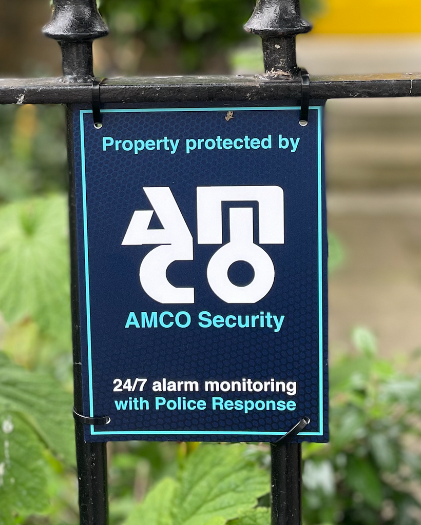 Alarm Warning sign (A6 size) – SmartSecurity.Store